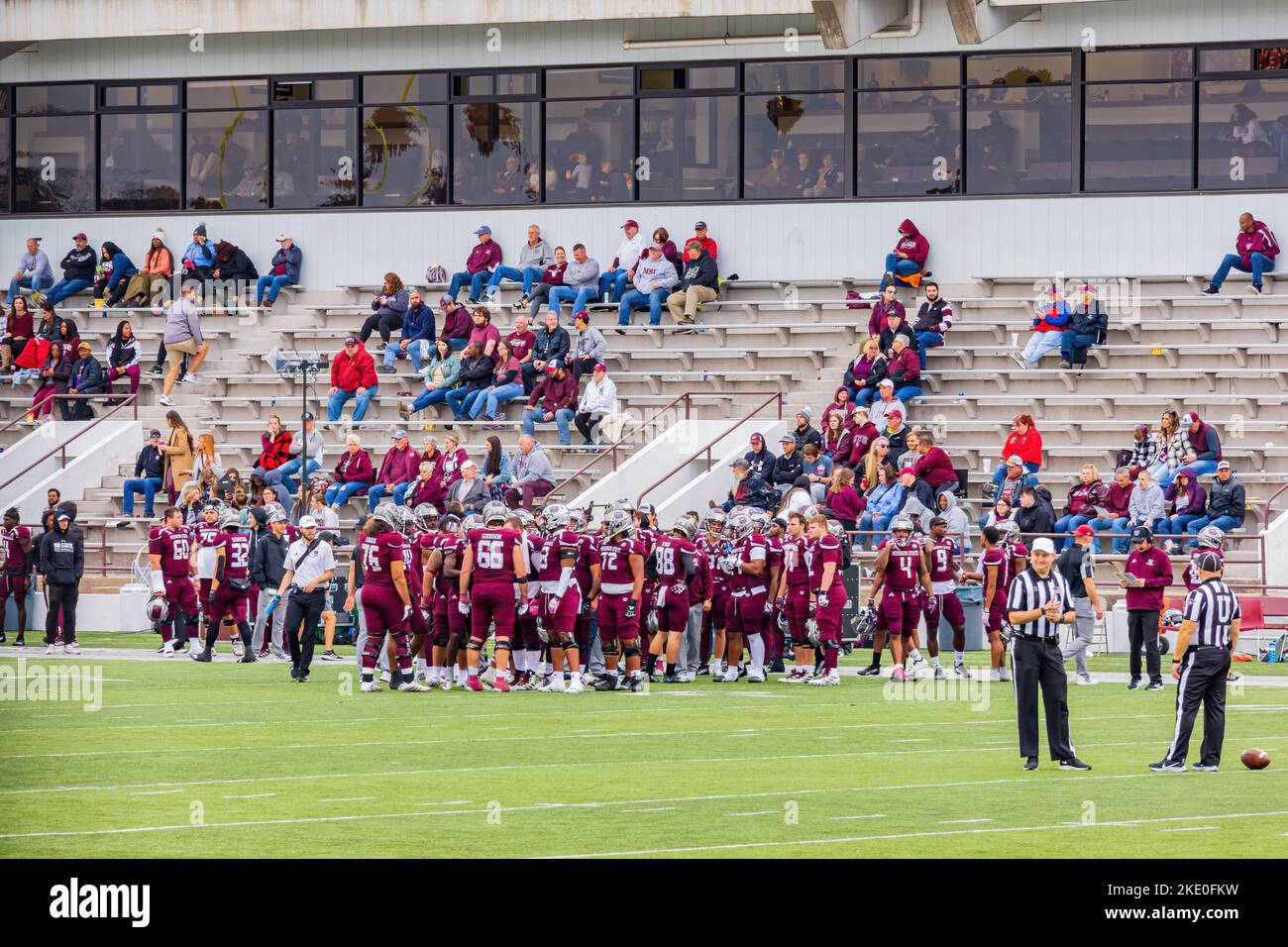 Missouri, OCT 29 2022 - Football sports event in Robert W. Plaster ...