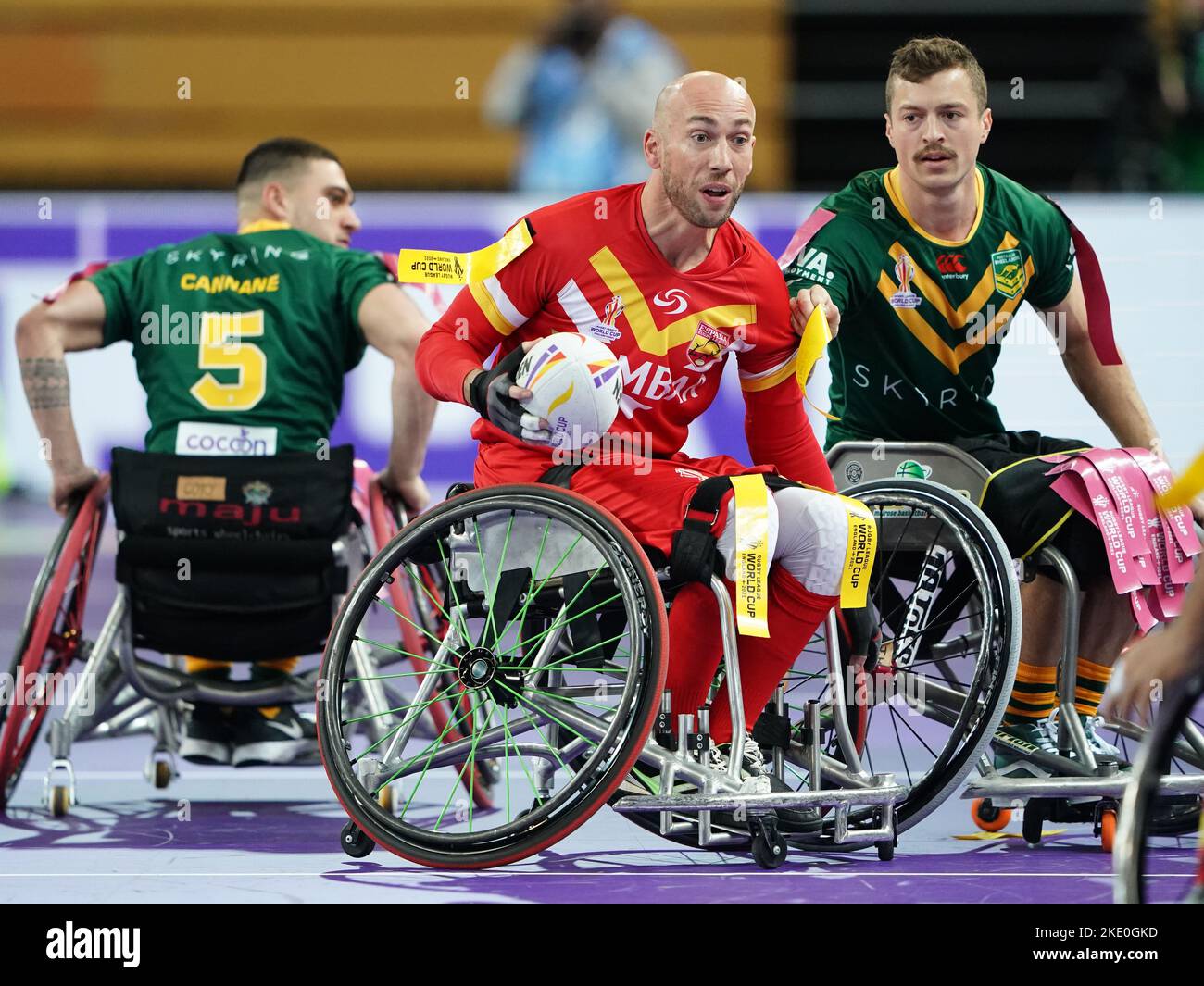 Spain's Yannick Martin during the Wheelchair Rugby League World Cup ...