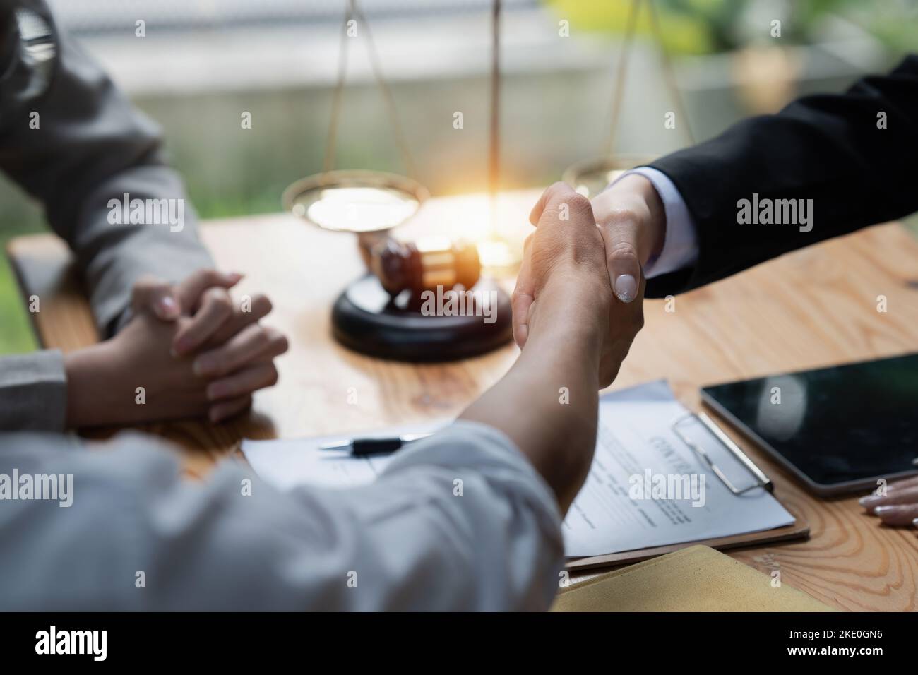 Business partnership meeting concept. Image businessmans handshake. Successful businessmen ...