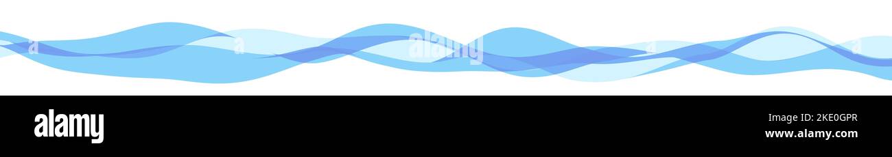 Abstract wallpaper with blue waveform or sound waves isolated on white ...