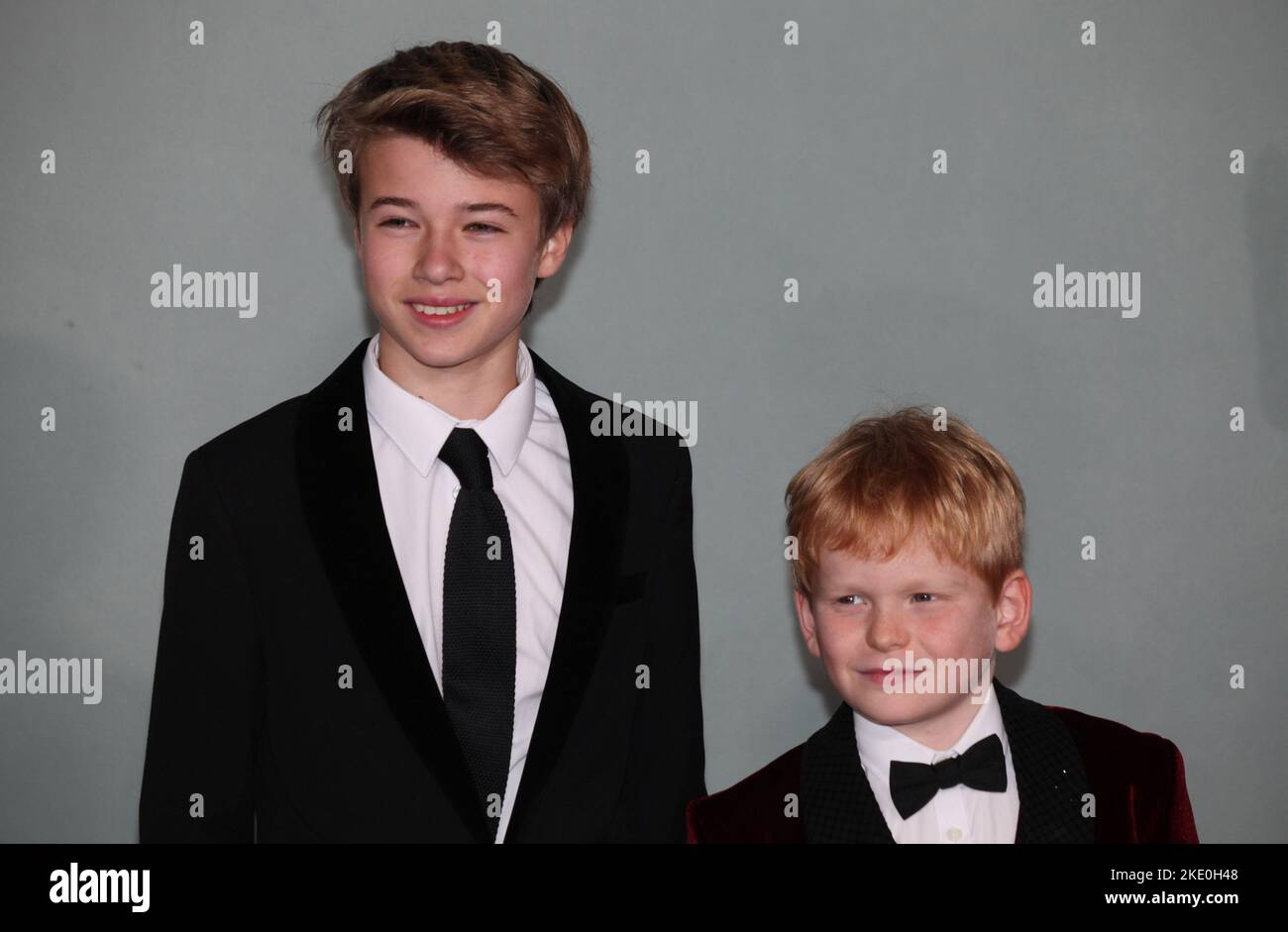London, UK. Timothee Sabor and Teddy Hawley at the World Premiere of ...