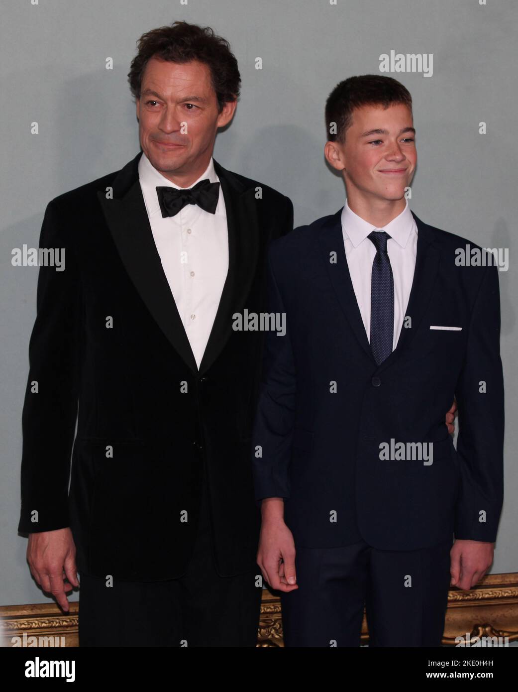 London, UK. Dominic West with son Senan West at the World Premiere of ...