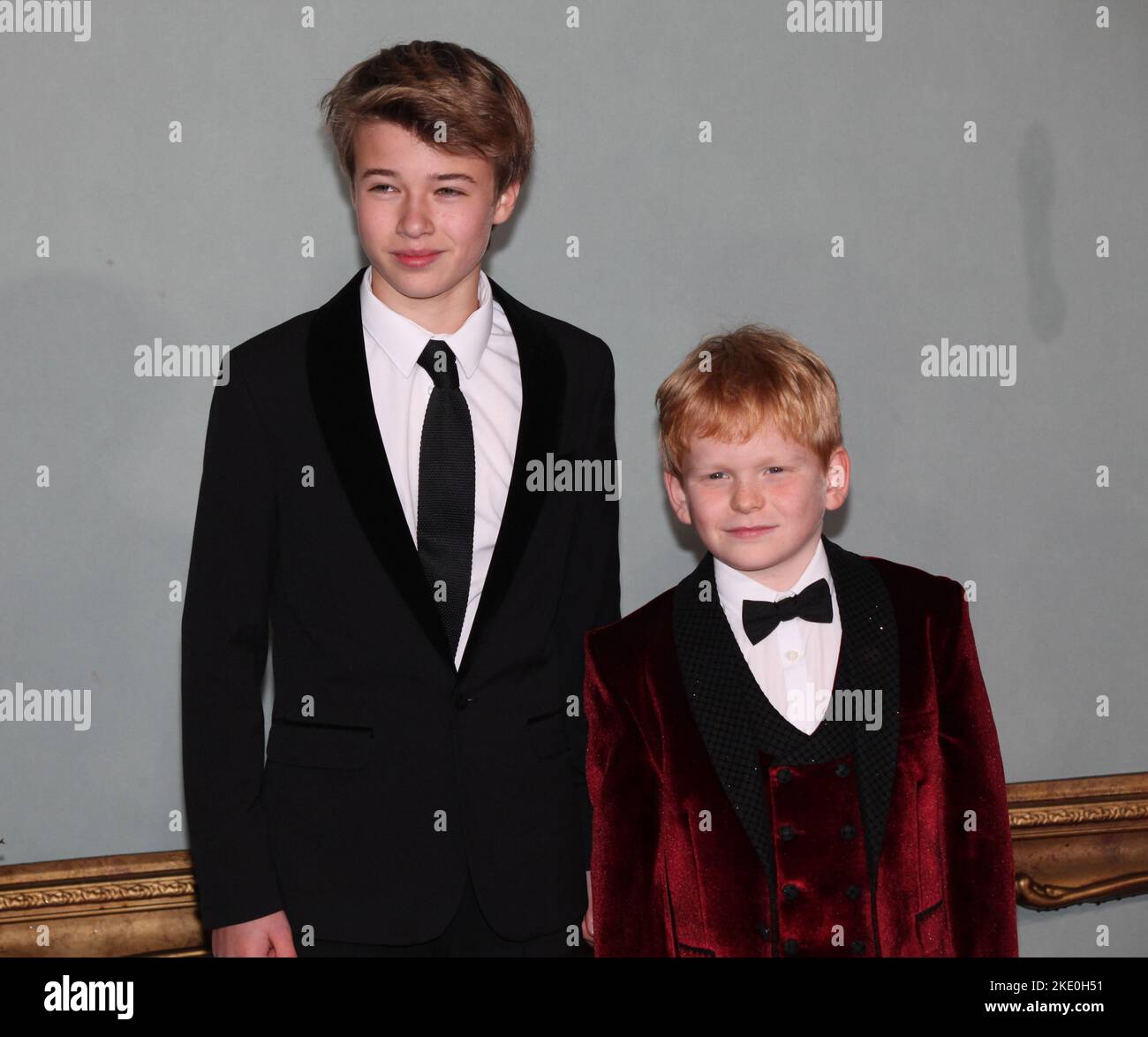 London, UK. Timothee Sabor and Teddy Hawley at the World Premiere of ...