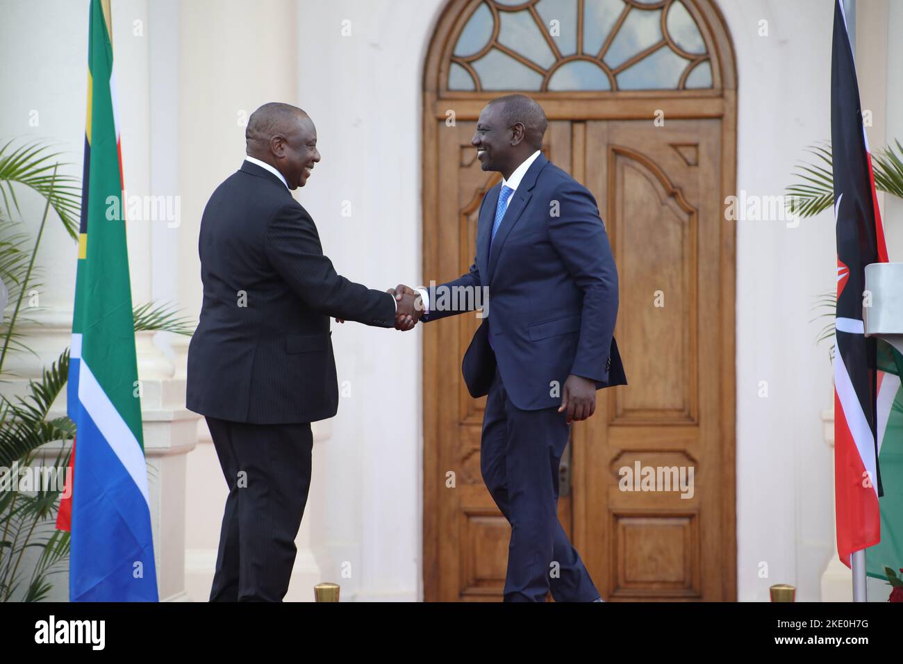 Nairobi, Kenya. 09th Nov, 2022. Kenya's president William Ruto and ...