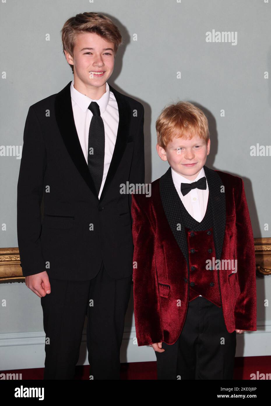 London, UK. Timothee Sambor and Teddy Hawley at the World Premiere of ...