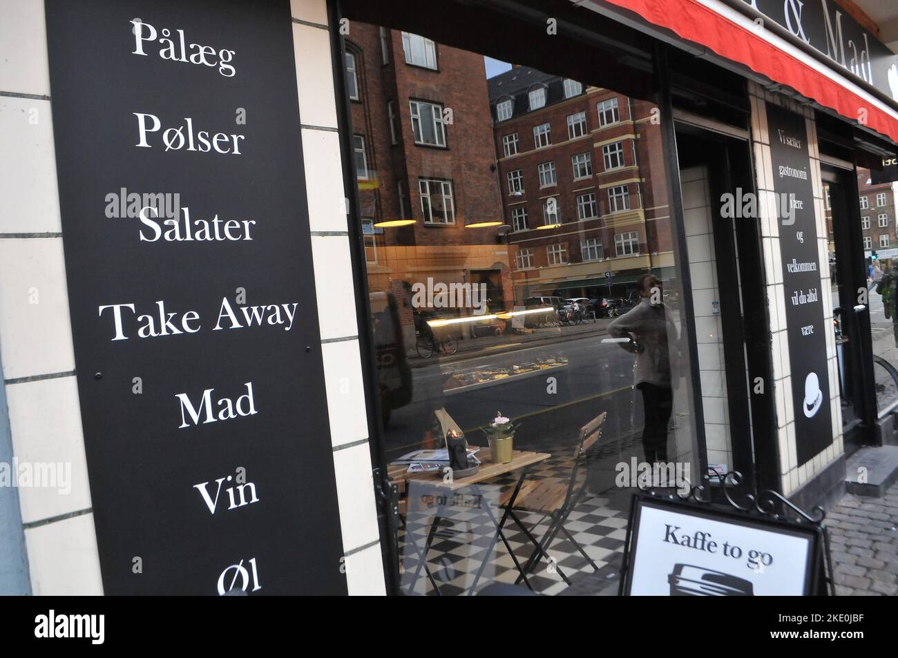 Copenhagen/Denmark/09 November 2022/New danish butcher and foodshop on ...