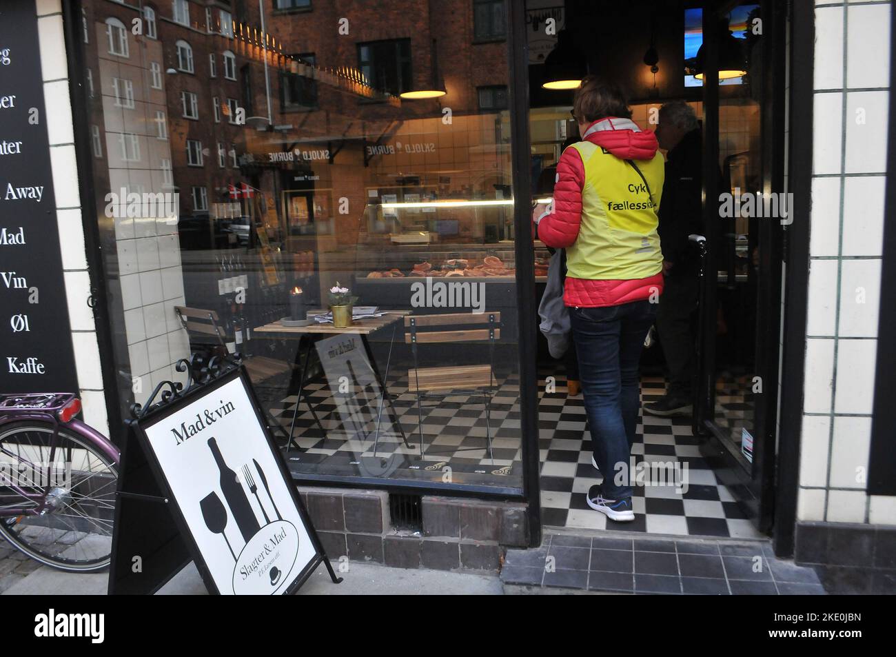 Copenhagen/Denmark/09 November 2022/New danish butcher and foodshop on ...