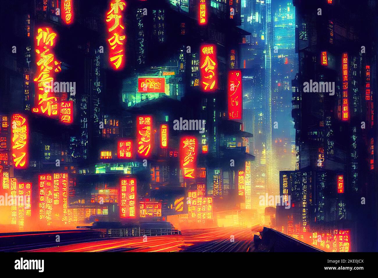 Tokyo cyberpunk hi-res stock photography and images - Alamy