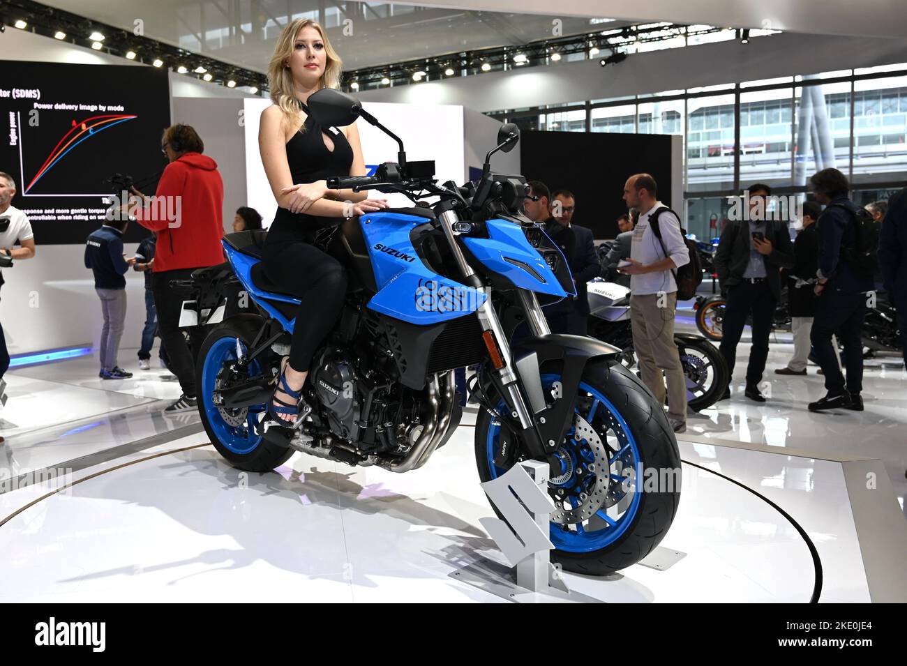 eicma International exhibition of cycle, motorcycle, stand suzuki ...