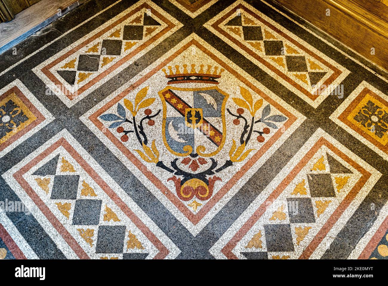 Wenckheim castle in Szabadkigyos village Hungary. German neo ...