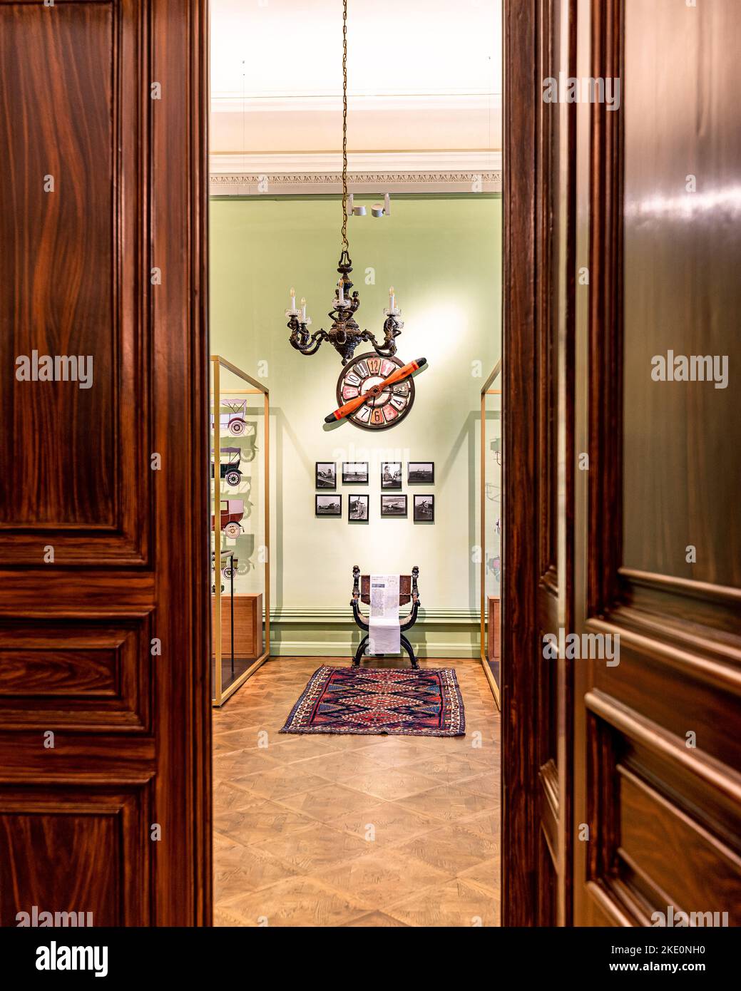 Wenckheim castle in Szabadkigyos village Hungary. German neo ...