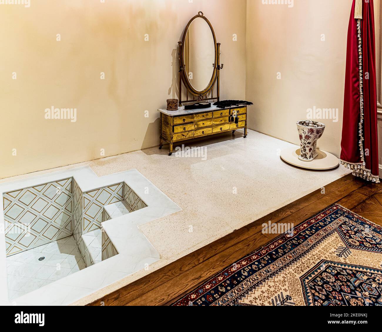 Wenckheim castle in Szabadkigyos village Hungary. German neo ...