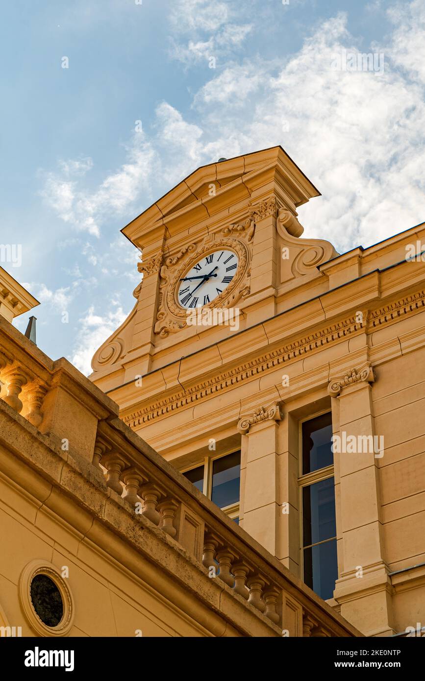 Wenckheim castle in Szabadkigyos village Hungary. German neo ...