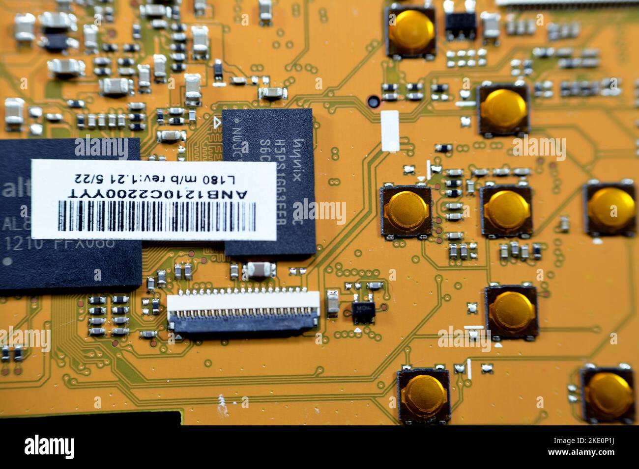 Cairo, Egypt, November 4 2022: The interior components of a compact ...