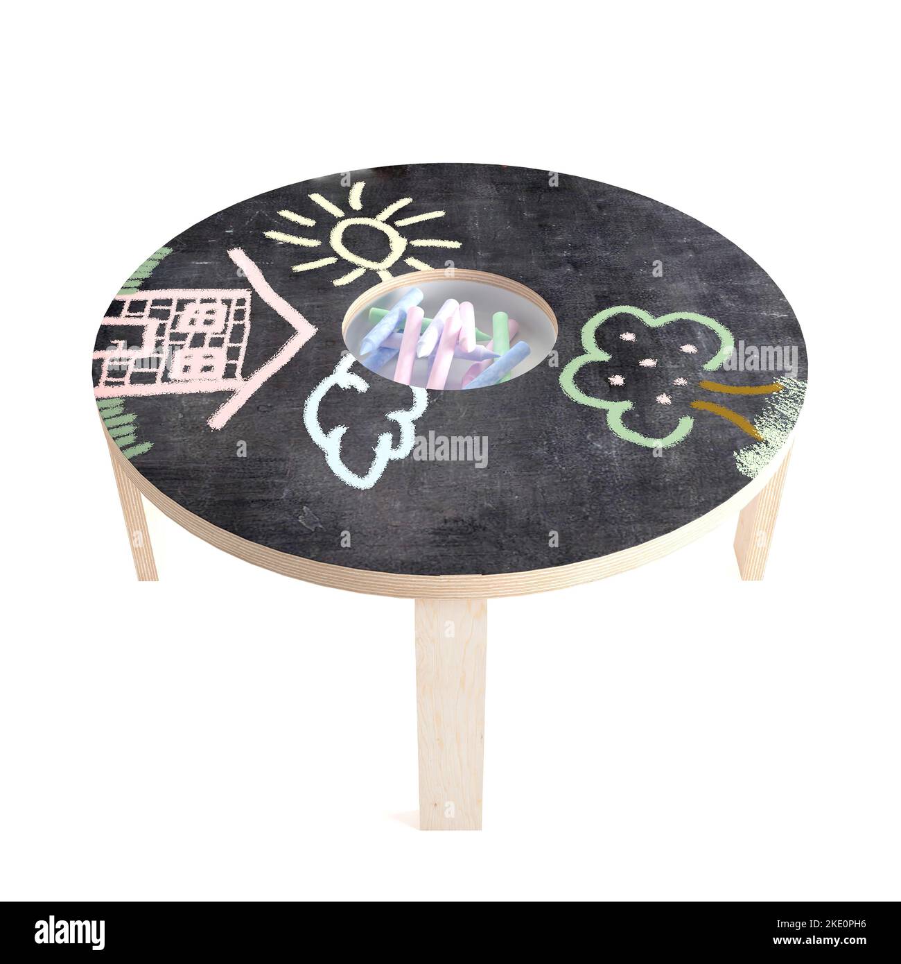 Design drawing table desk 3d Cut Out Stock Images & Pictures - Alamy