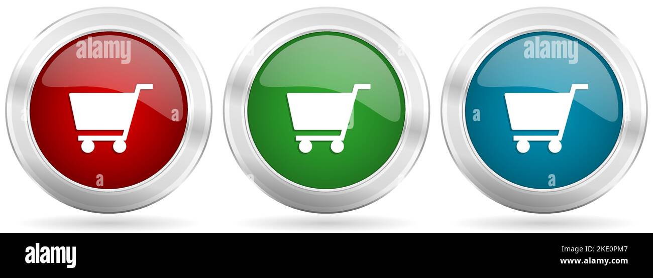 Chrome cart Stock Vector Images - Alamy