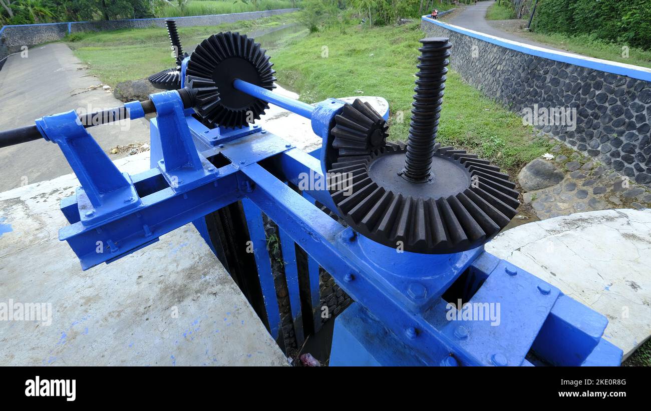 Dams for water irrigation, the water discharge can be managed and ...