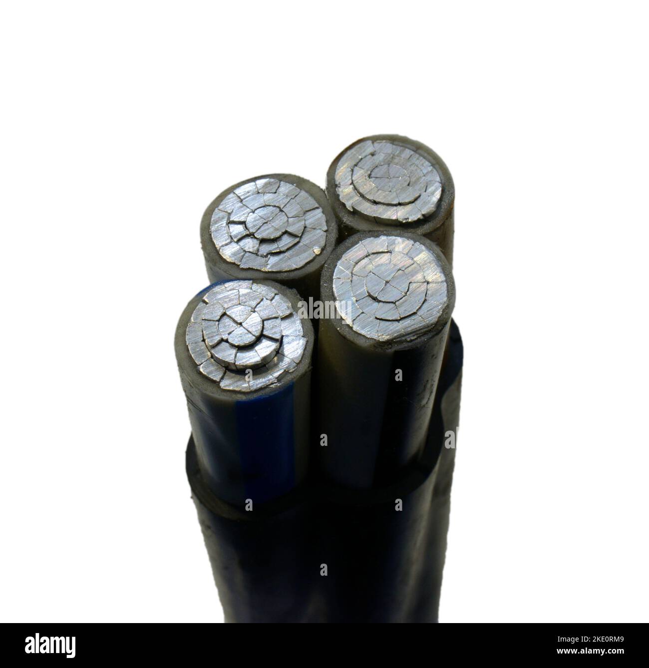 Sheathed electricity cables hi-res stock photography and images - Alamy