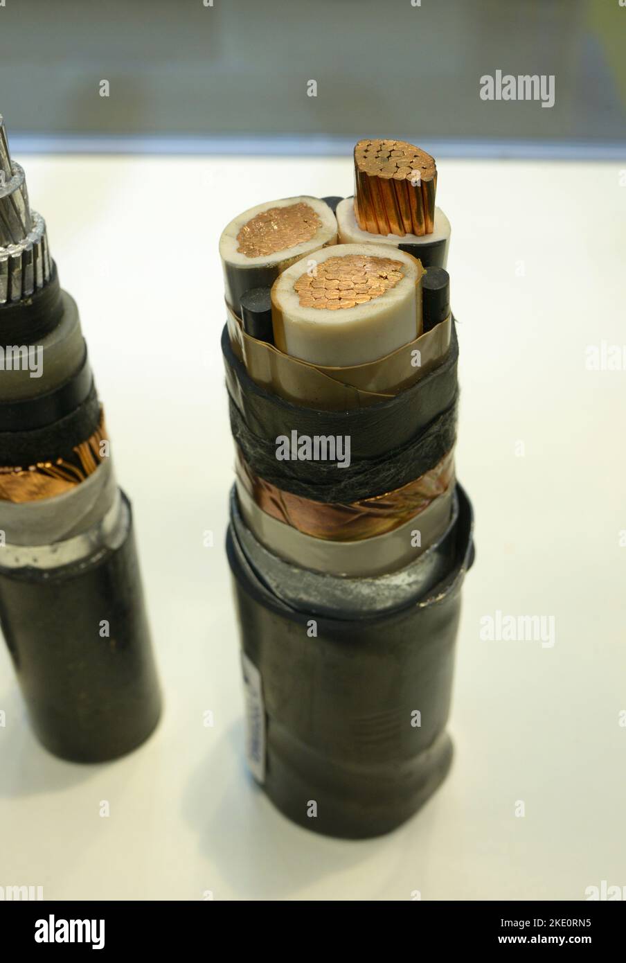 Sheathed electricity cables hi-res stock photography and images - Alamy
