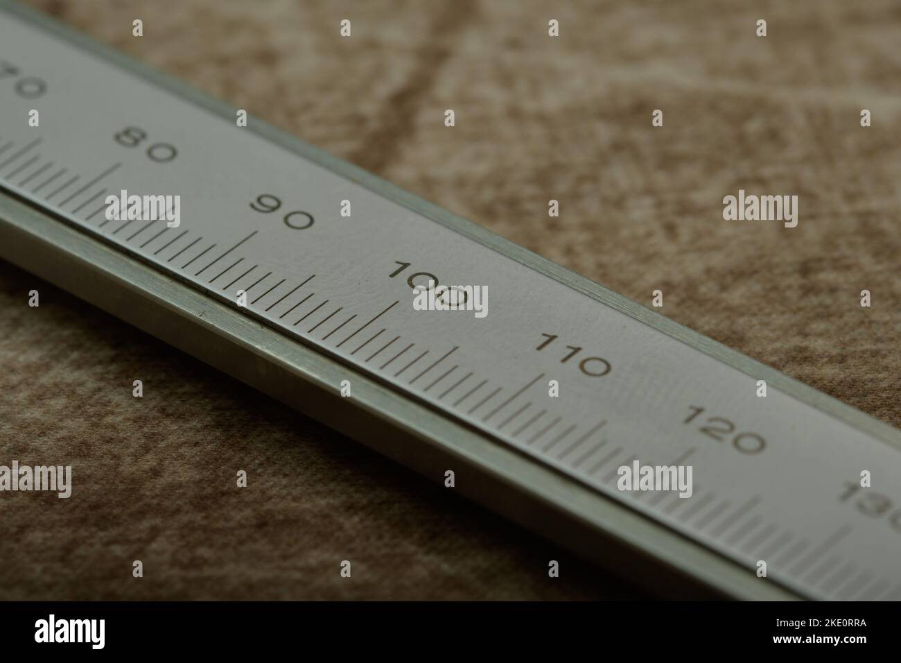 A closeup shot of a vernier caliper Stock Photo - Alamy