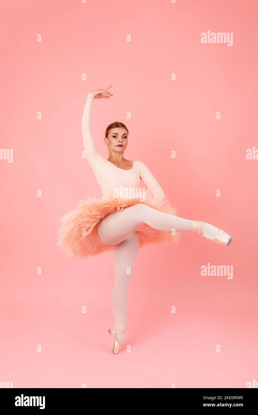 Classic ballerina in studio Stock Photo - Alamy