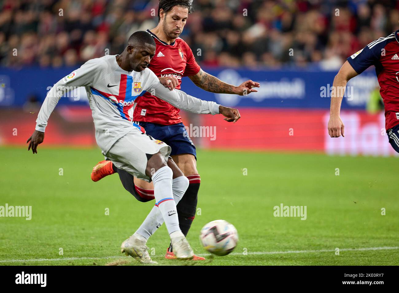 Pamplona, Spain. 09th Nov, 2022. Ousmane Dembelé (forward; FC Barcelona ...