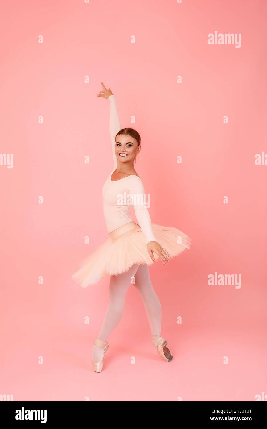 Woman performing ballet moves Stock Photo - Alamy