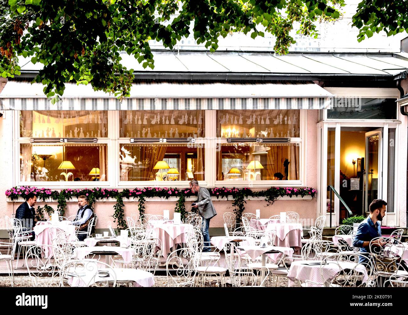 Baden-Baden: Café König Stock Photo - Alamy