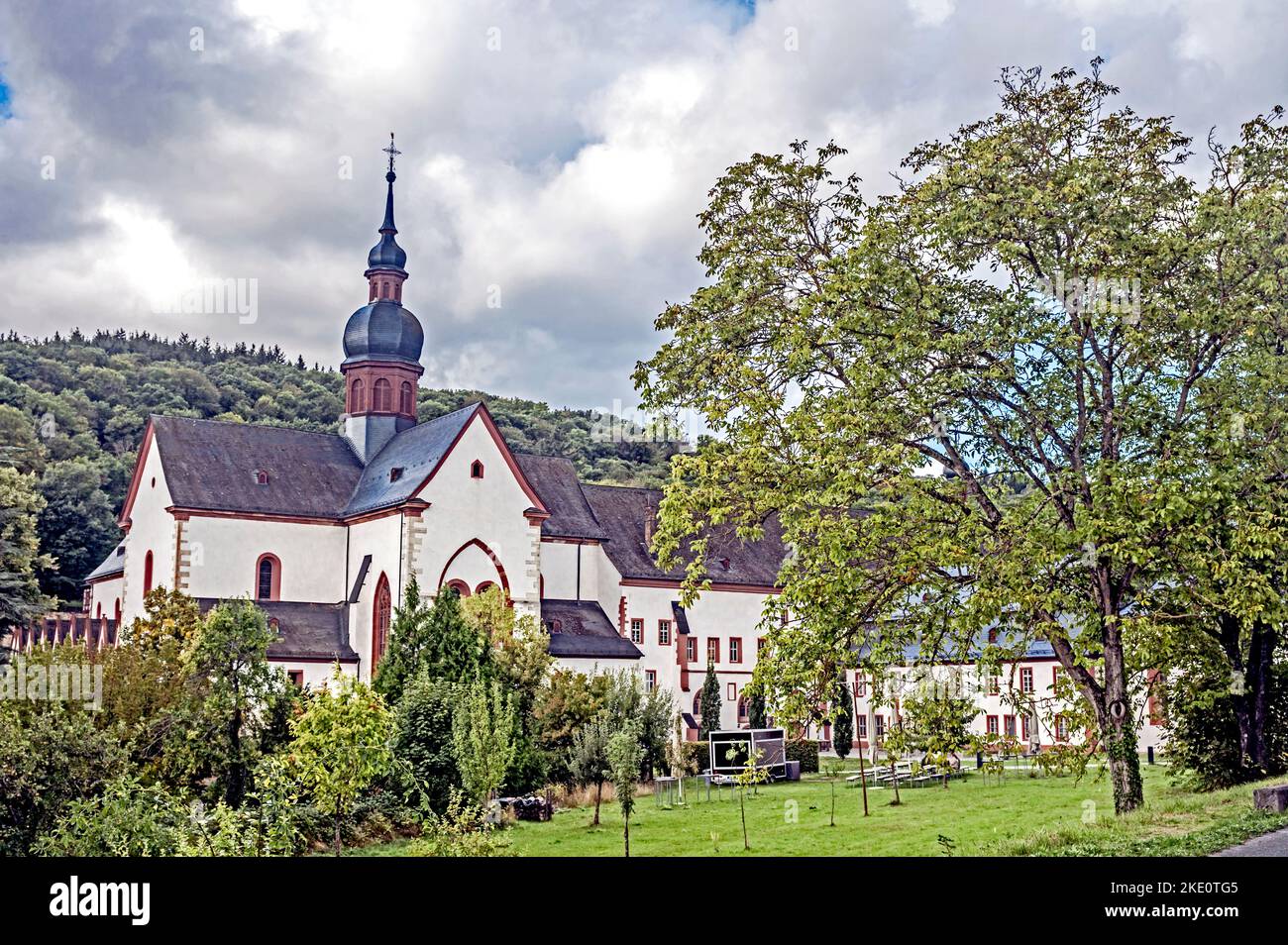Kloster Eberbach (Hessen, Deutschland); Eberbach Abbey (Germany Stock ...