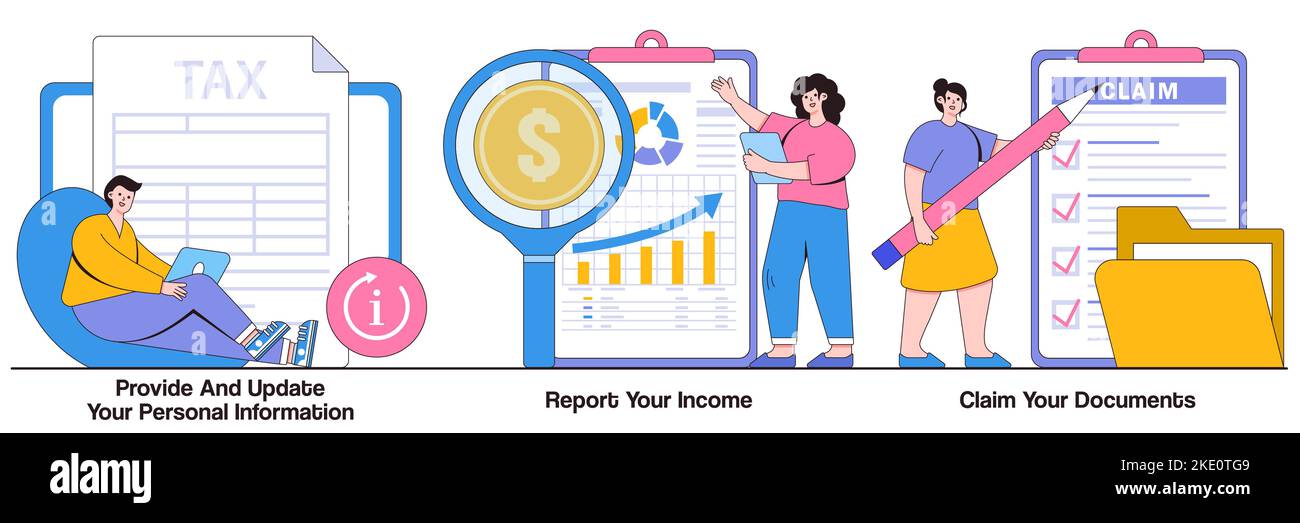 Provide and update your personal information, report your income, claim ...