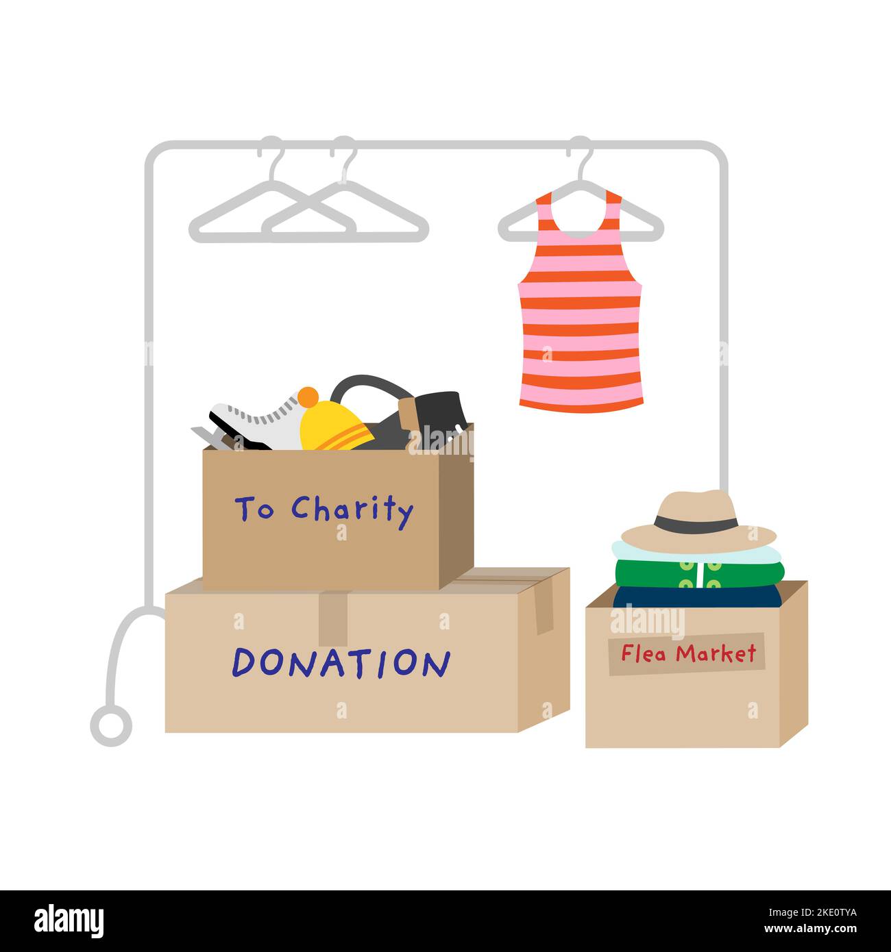 Used vintage clothes in Cut Out Stock Images & Pictures - Alamy