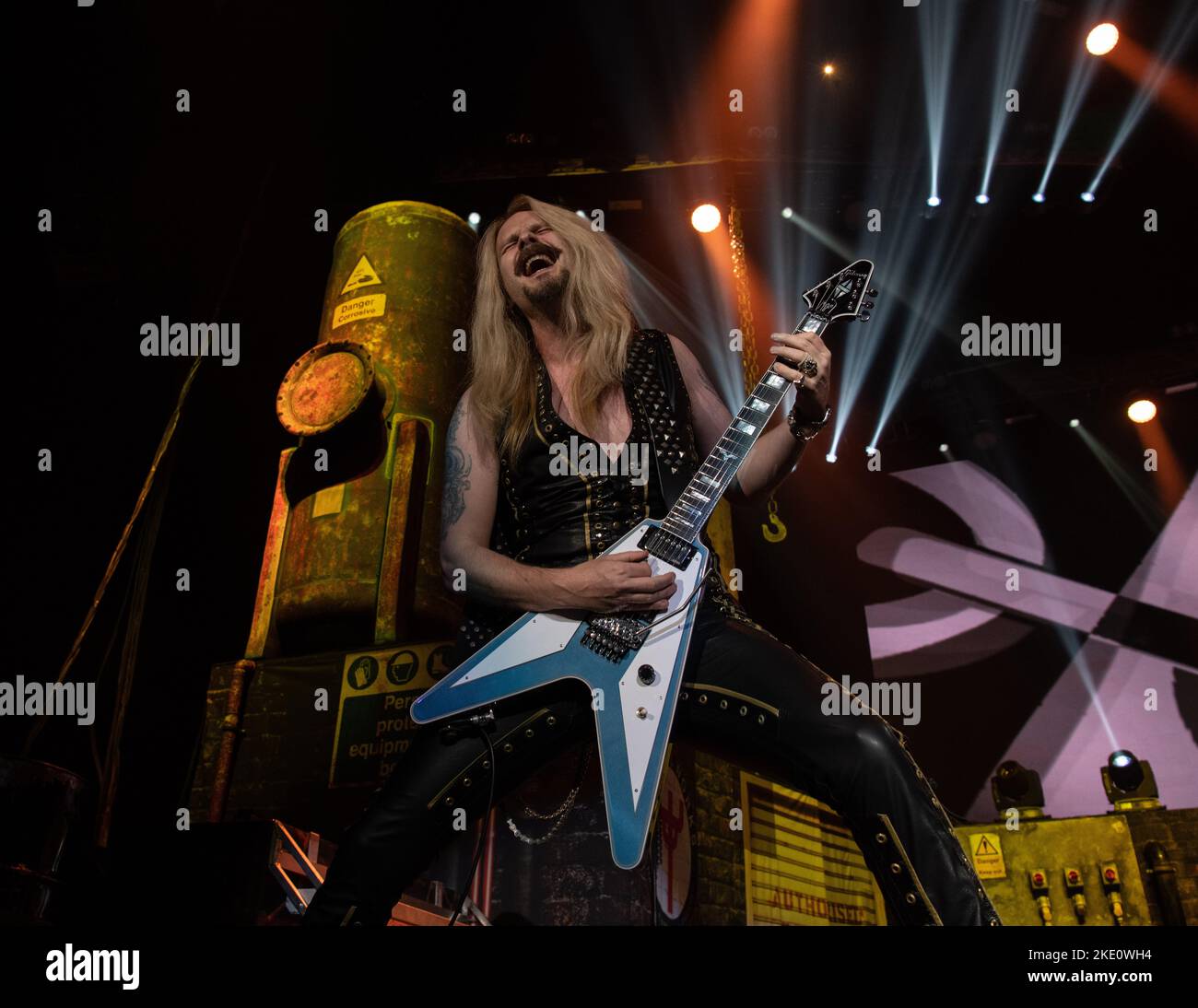 November 7, 2022, Ontario, California, USA: RICHIE FAULKNER of Judas ...
