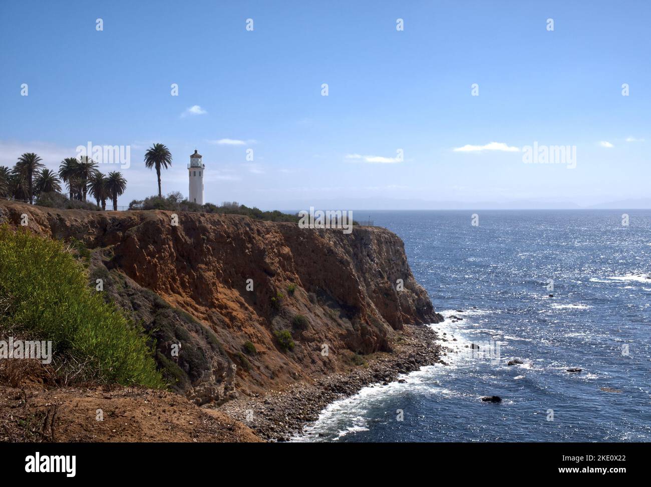Point Vincente Lighthouse in Rancho Palos Verdes, California, USA Stock ...