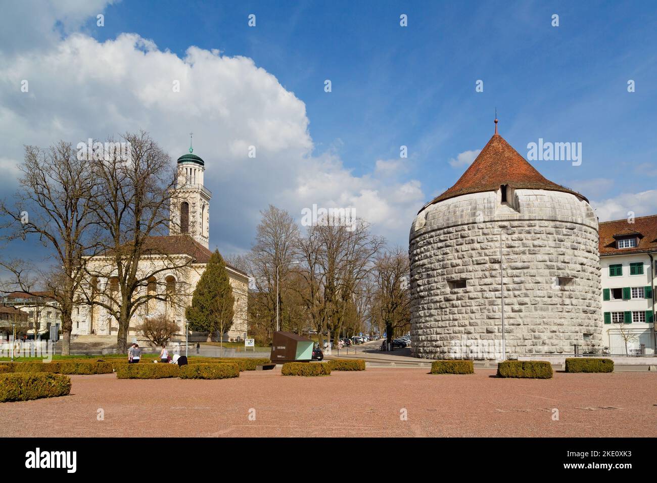 Old town of Solothurn City, Switzerland Stock Photo - Alamy