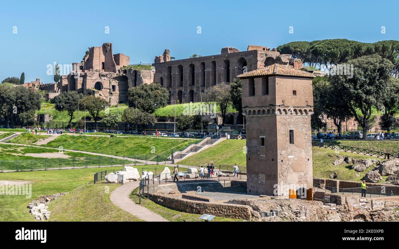 Rome, Italy - 04-12/2018: The thermae of Caracalla Stock Photo - Alamy
