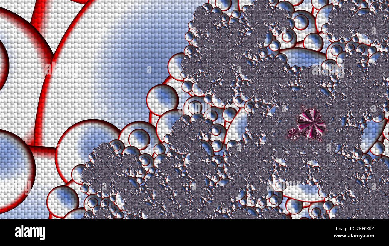 Abstract fractal background Infinite universe computer generated image ...