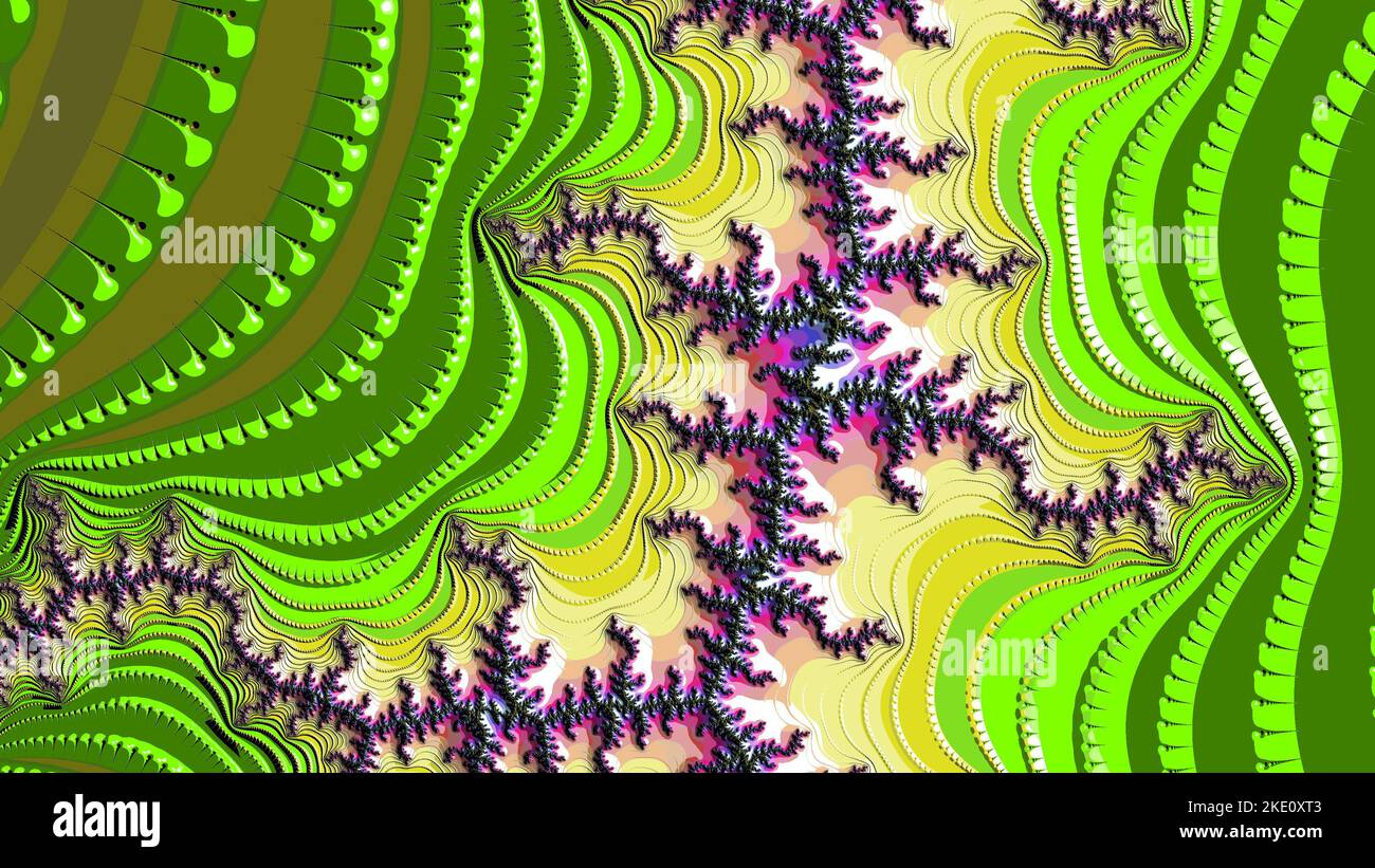 Abstract fractal background Infinite universe computer generated image ...
