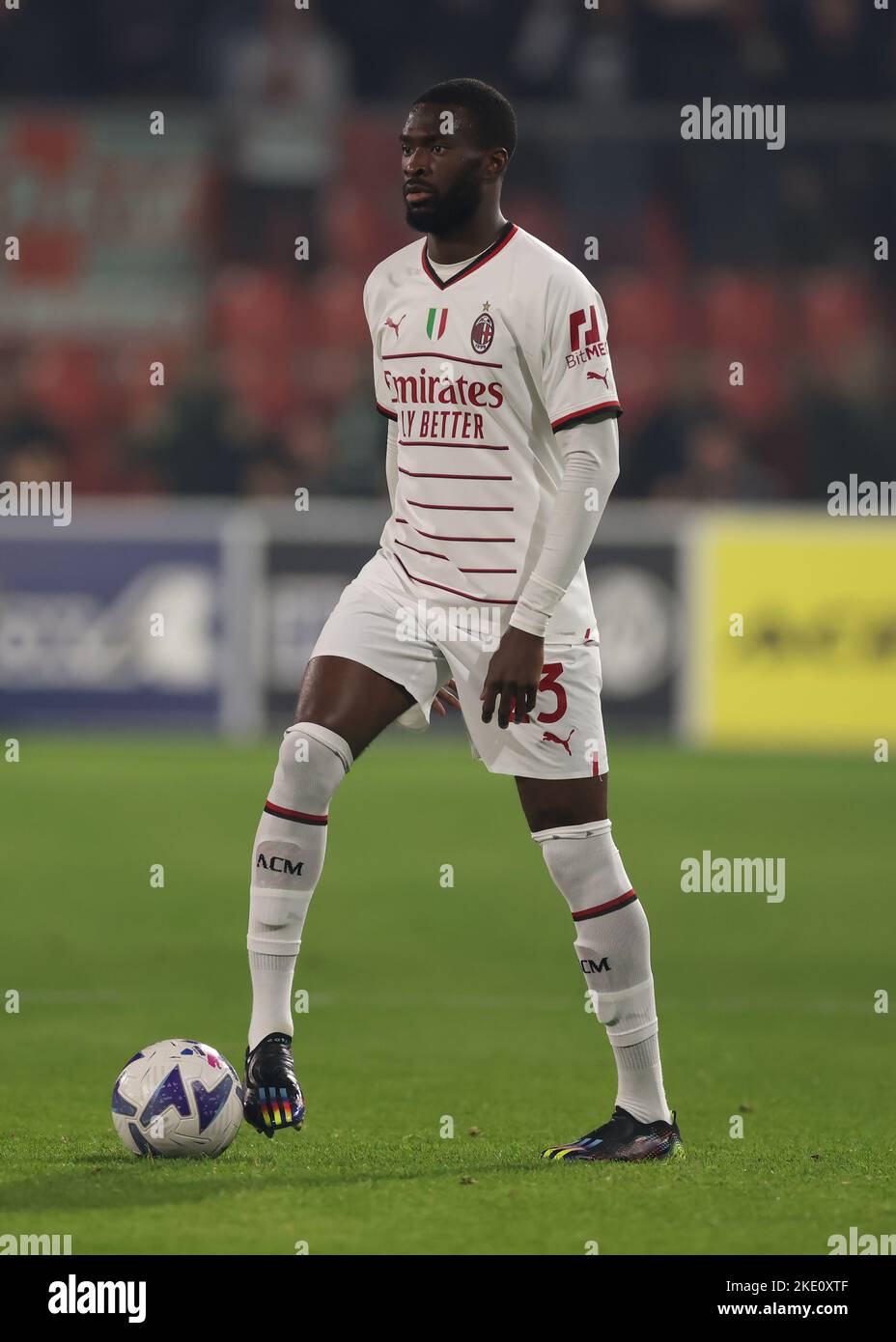 Cremona, Italy, 8th November 2022. Fikayo Tomori of AC Milan during the ...