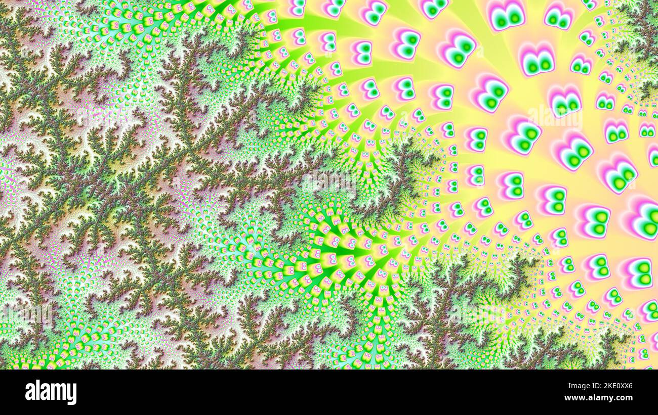 Abstract fractal background Infinite universe computer generated image ...