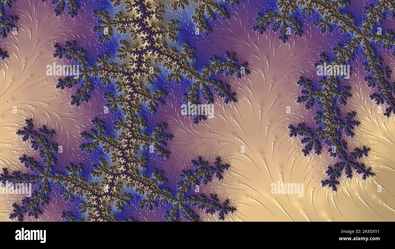 Abstract fractal background Infinite universe computer generated image ...
