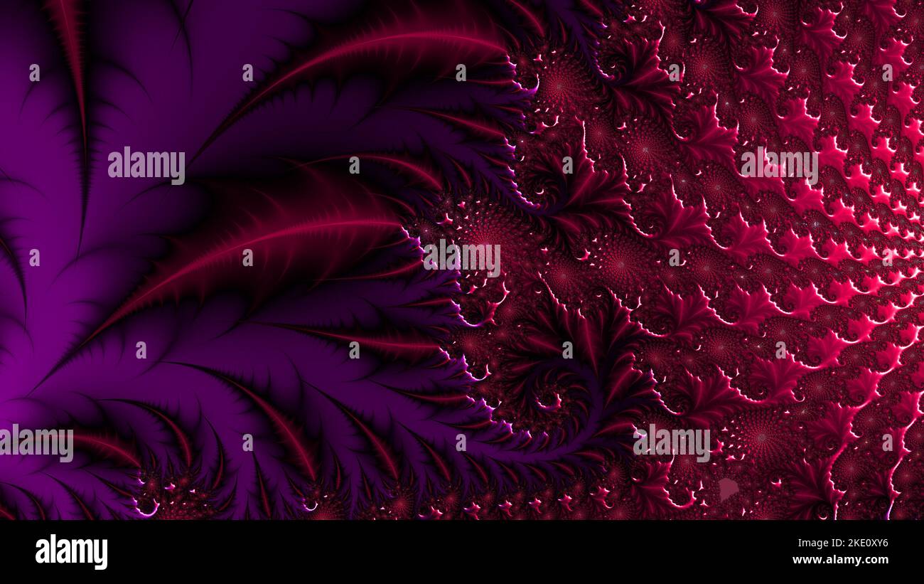 Abstract fractal background Infinite universe computer generated image ...