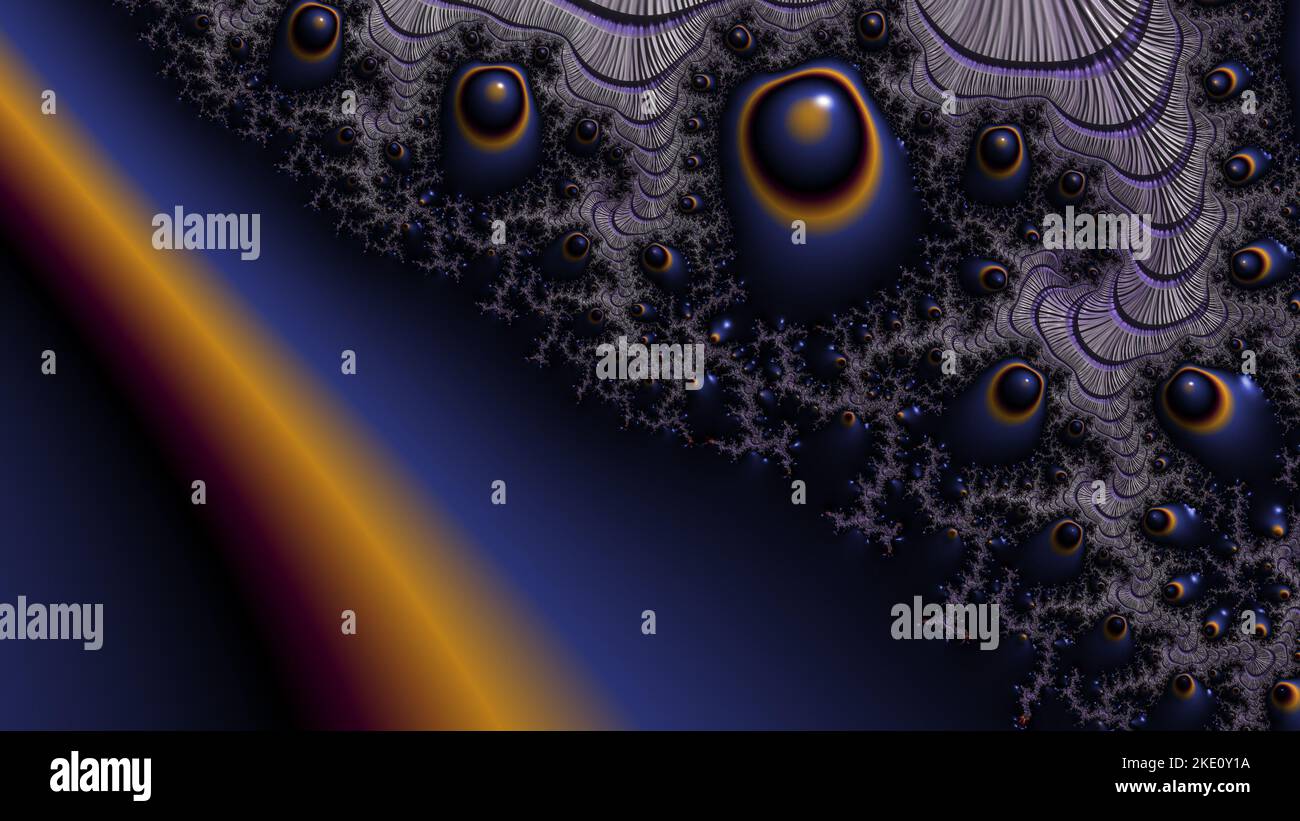 Abstract fractal background Infinite universe computer generated image ...