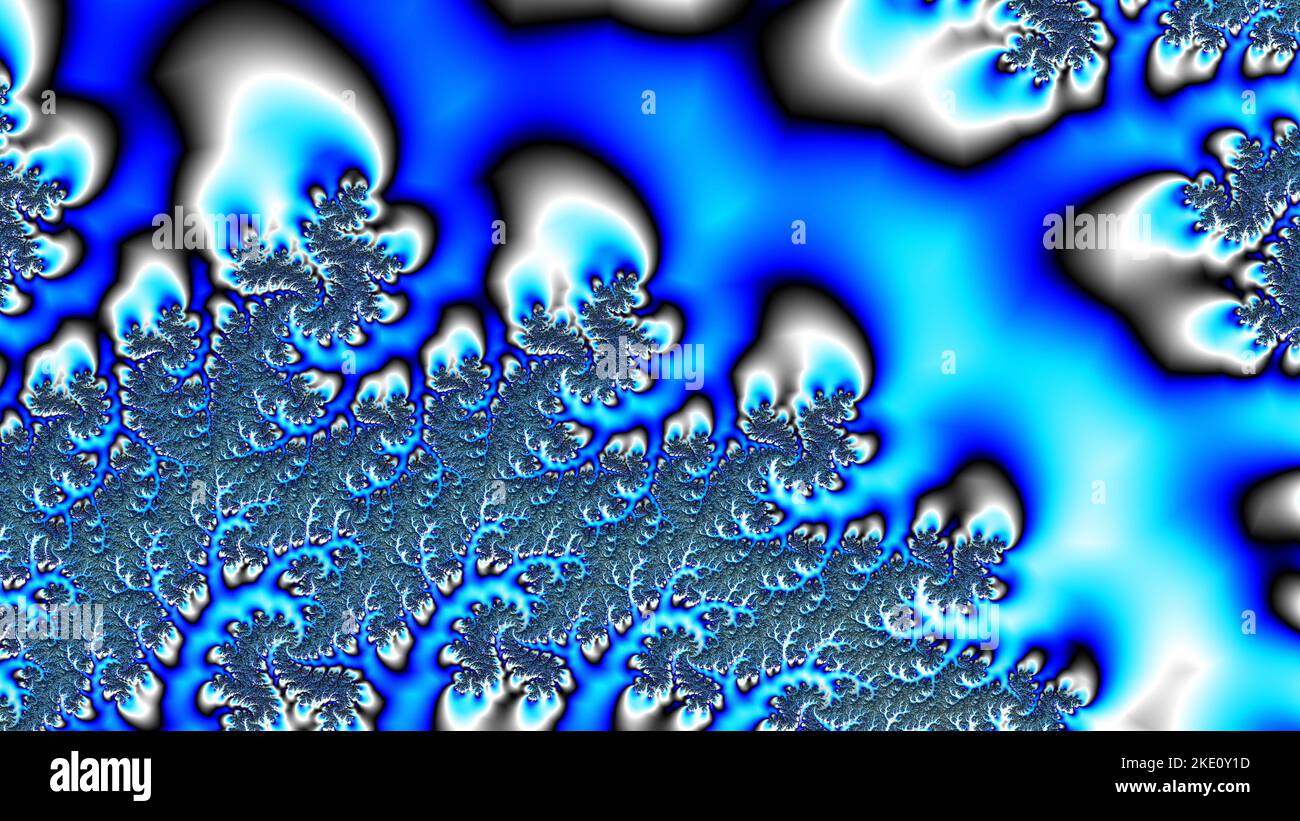 Abstract fractal background Infinite universe computer generated image ...