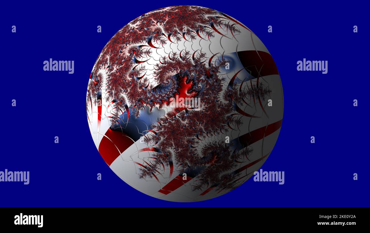 Abstract fractal background Infinite universe computer generated image ...