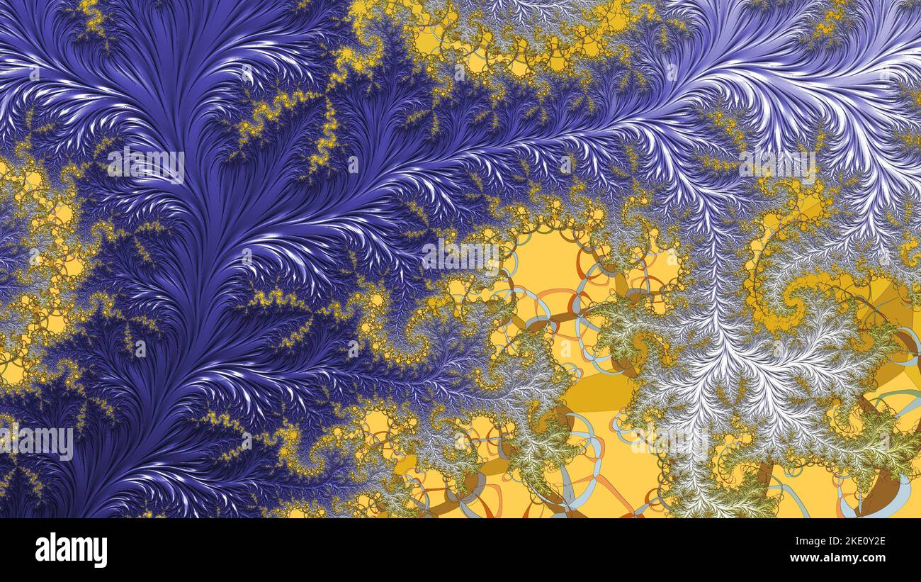 Abstract fractal background Infinite universe computer generated image ...