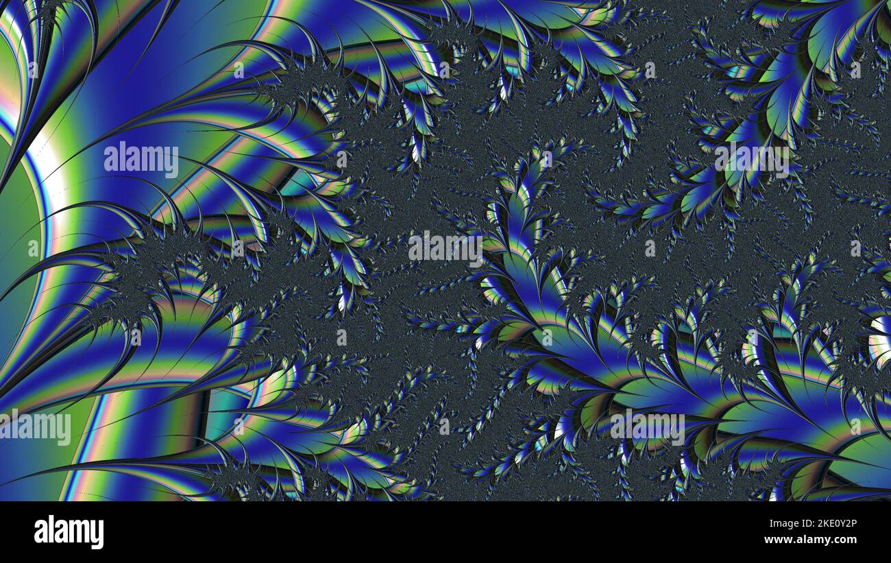 Abstract fractal background Infinite universe computer generated image ...