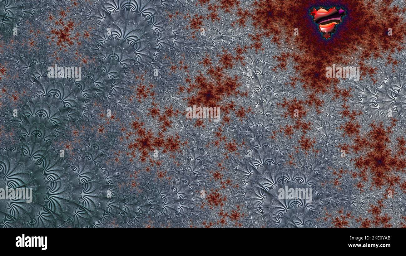 Abstract fractal background Infinite universe computer generated image ...