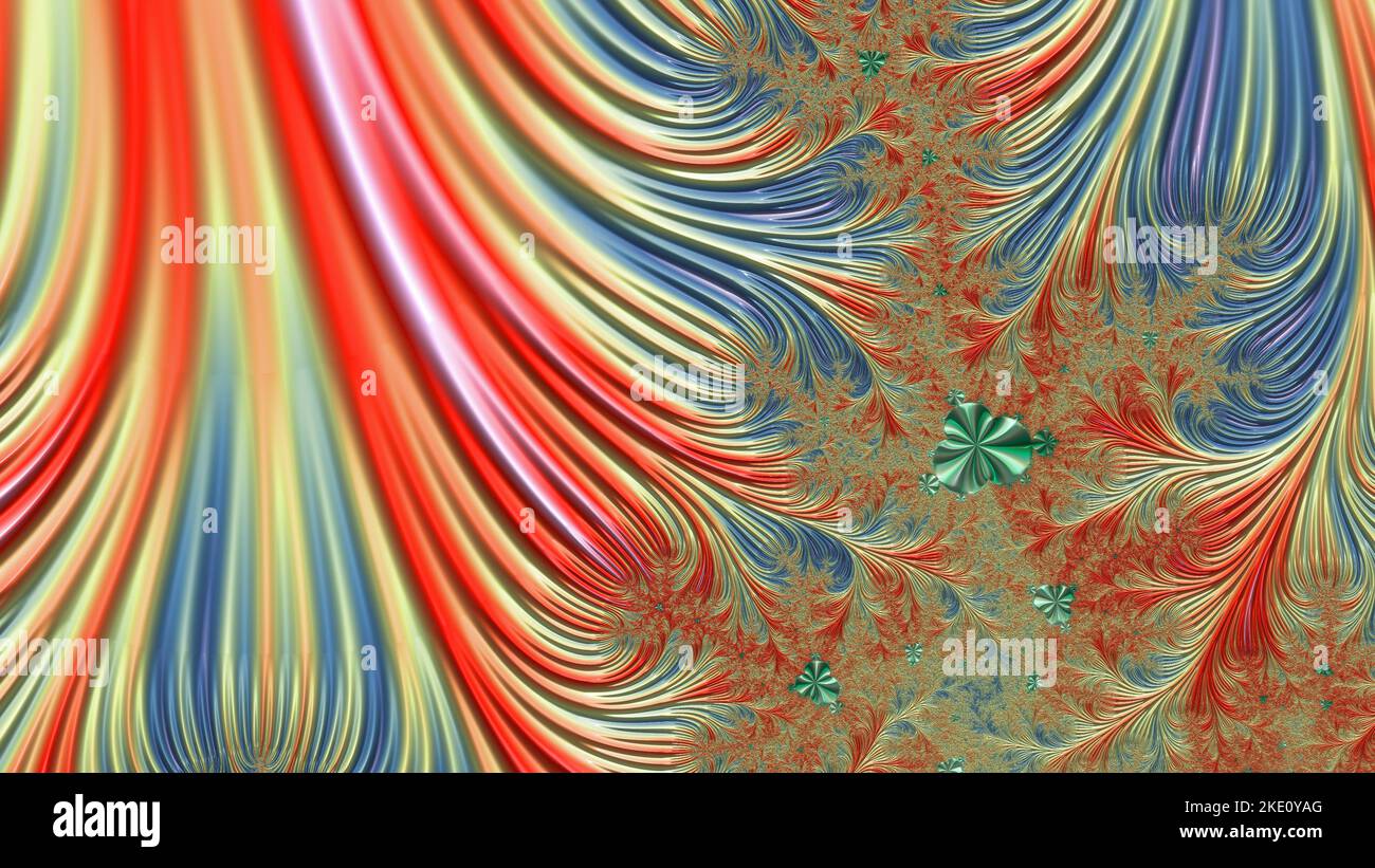 Abstract fractal background Infinite universe computer generated image ...