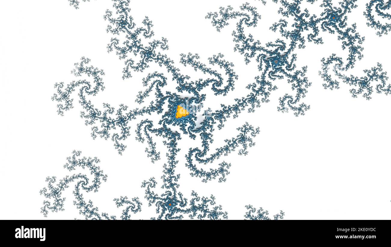 Abstract fractal background Infinite universe computer generated image ...