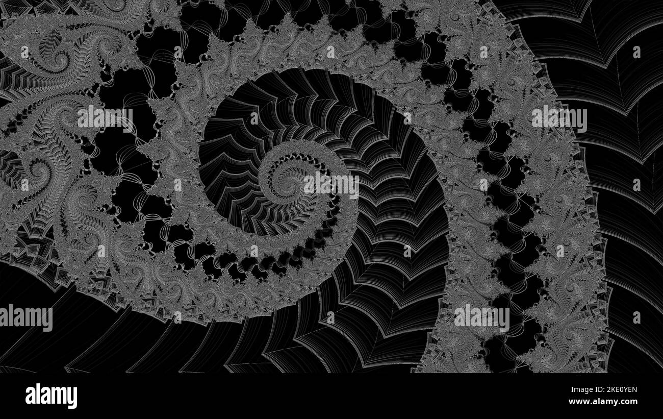 Abstract fractal background Infinite universe computer generated image ...